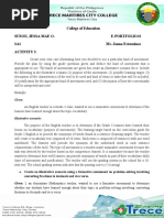 Unit 2 - Performance Assessment | PDF | Educational Assessment | Rubric ...