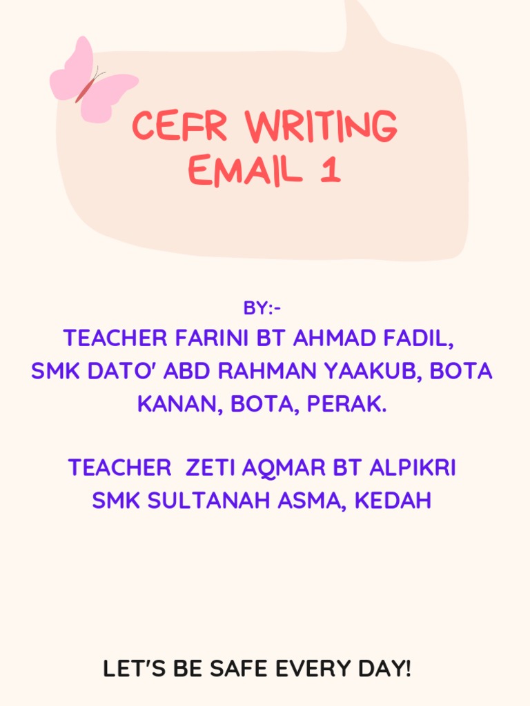 Cefr Writing Email 1 | PDF | Laptop
