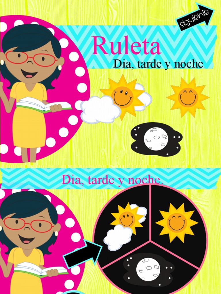 Día, Tarde y Noche: Dibujo Infantil | PDF