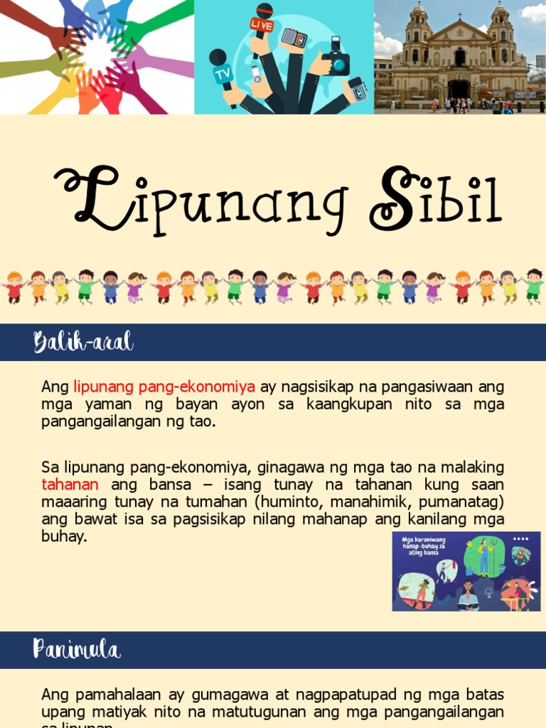 Lipunang Sibil | PDF