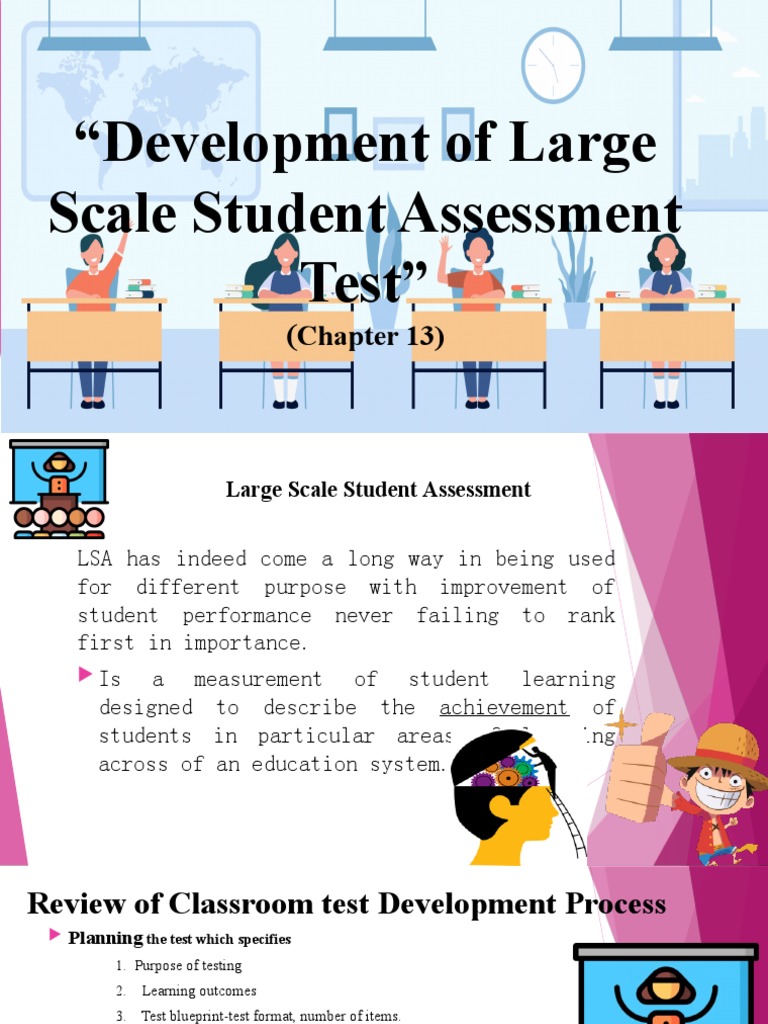 "Development of Large Scale Student Assessment Test": Chapter 13) | PDF ...