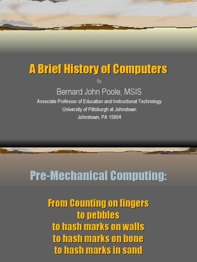 History of Computers | PDF | Computer Science | Computer Hardware