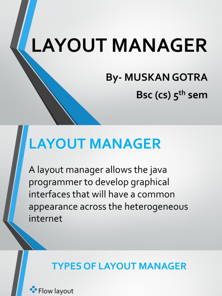 Layout Manager | PDF