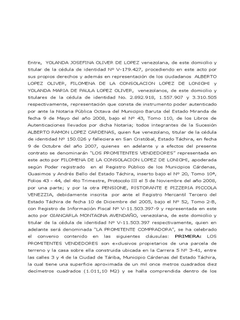 Compra Venta - Susecion - Notaria - 2009 | PDF | Gobierno | Justicia