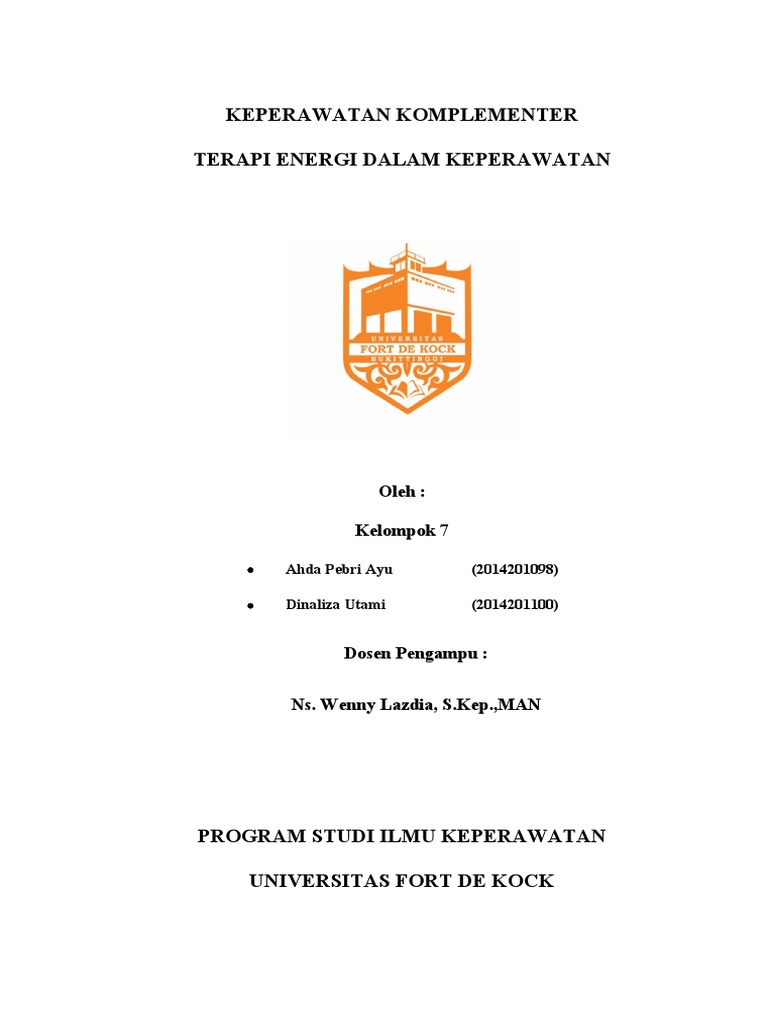 Terapi Energi Kelompok 7 | PDF