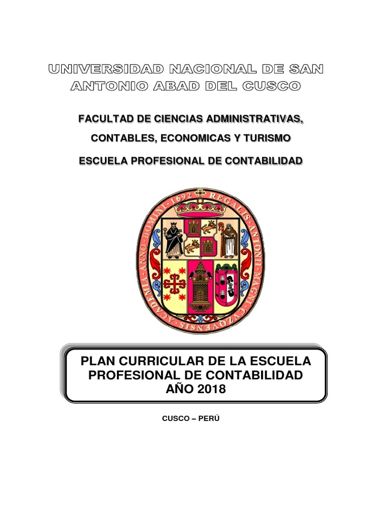 Plan Curricular Año 2018 | PDF | Aprendizaje | Plan de estudios