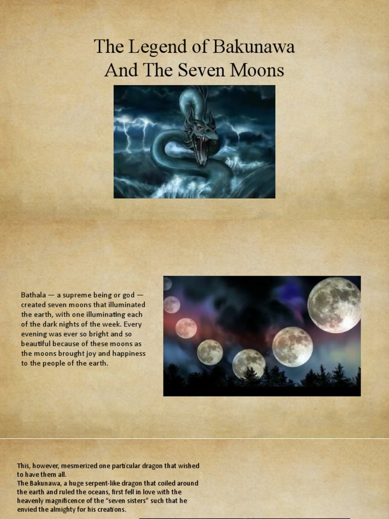 Bakunawa and the Seven Moons Legend | PDF