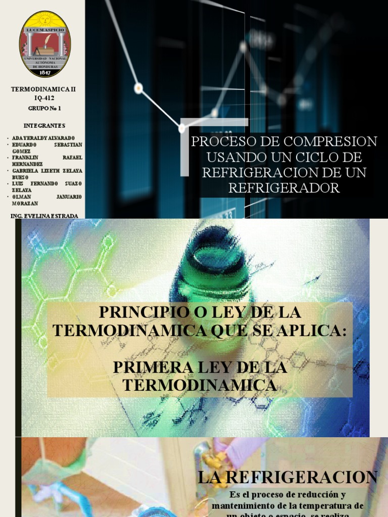 Proceso de Compresion Usando Un Ciclo de Refrigeracion | PDF ...