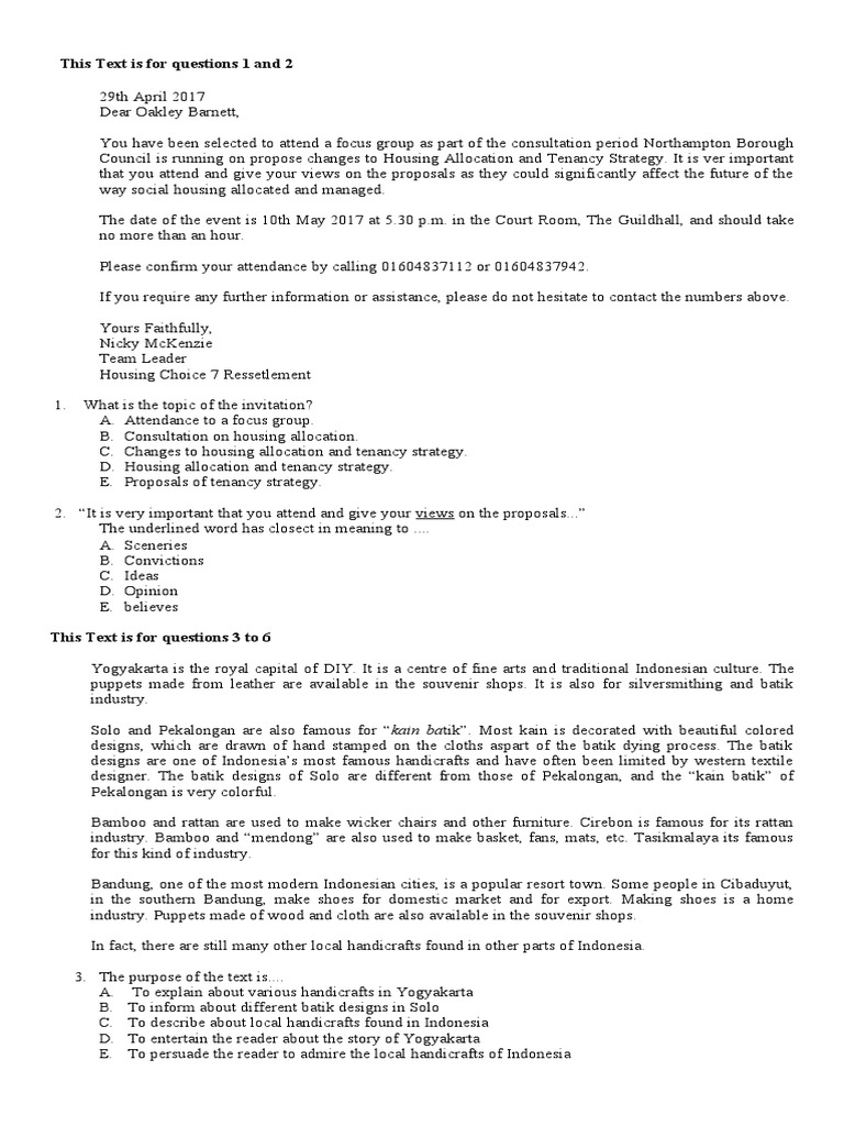 Focus Group Invitation for Housing Changes | PDF | Traffic Collision ...