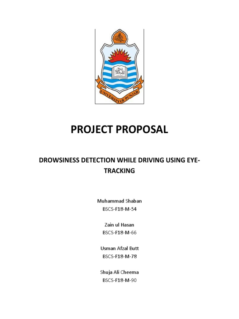 Project Proposal: Drowsiness Detection While Driving Using Eye-Tracking ...