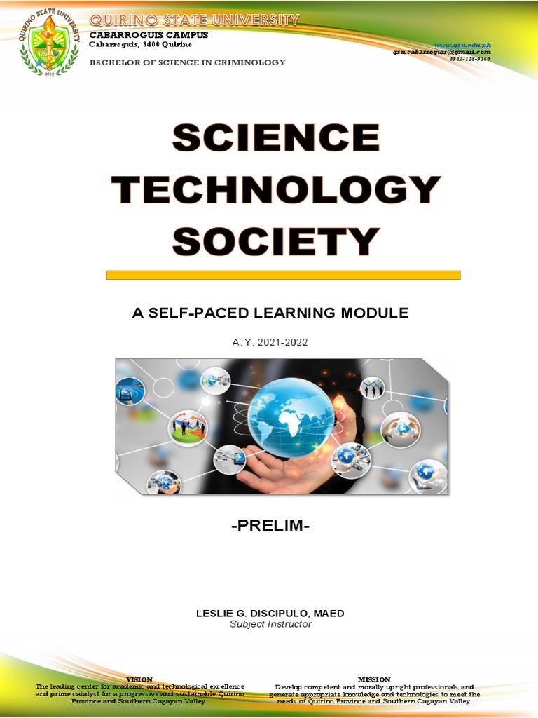 Sts Prelim Modules (1 To 5) | PDF | Science | Nicolaus Copernicus