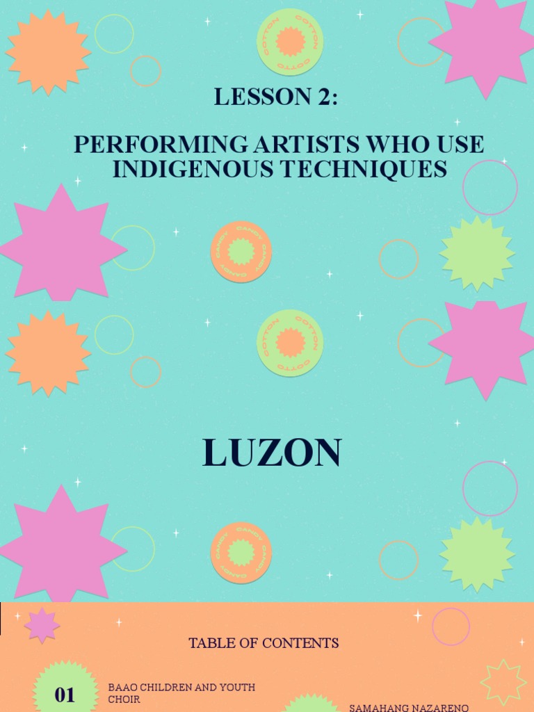 Lesson 2: Performing Artists Who Use Indigenous Techniques | PDF | Performing Arts