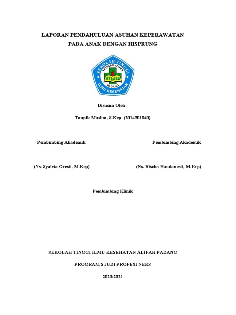 LP Anak Hisprung | PDF