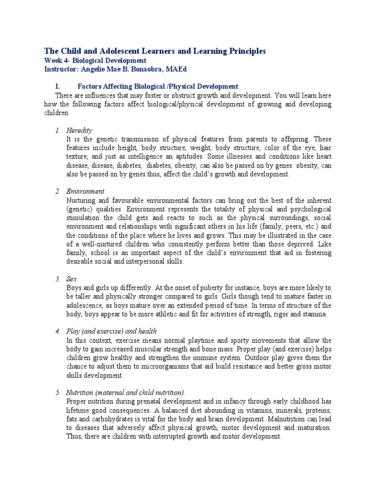 Module 4 | PDF | Adolescence | Developmental Psychology