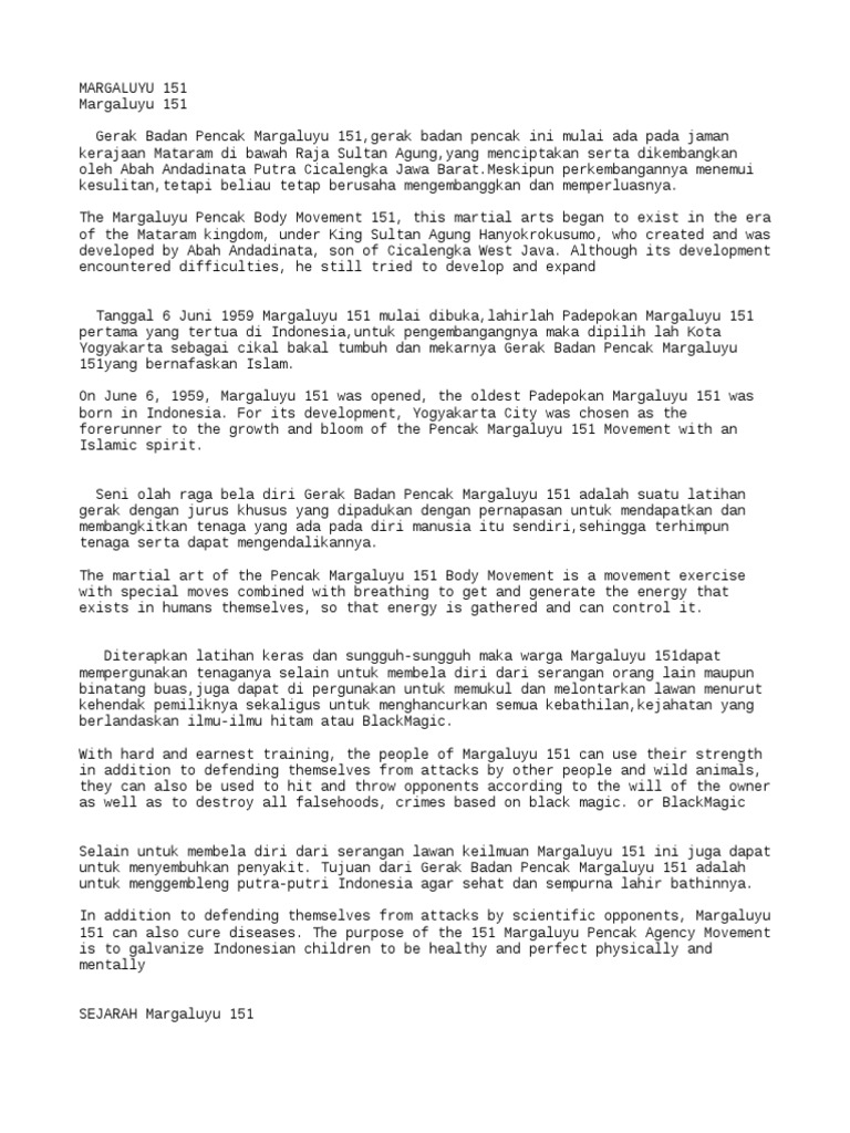 Margaluyu 151 | PDF