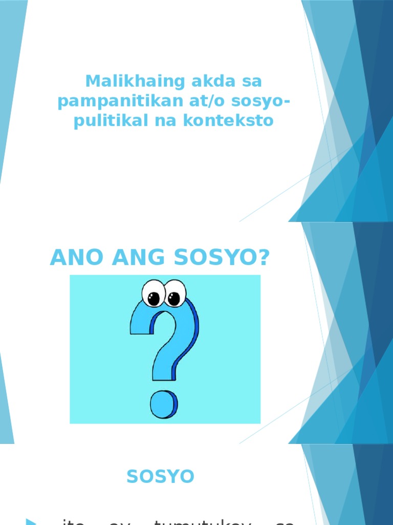 Sosyo Pulitikal | PDF