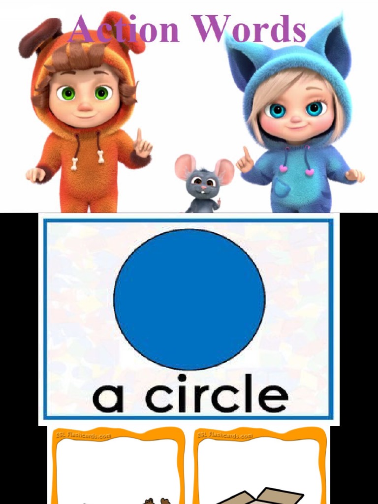 Lesson 12 - Action Words 1 | PDF