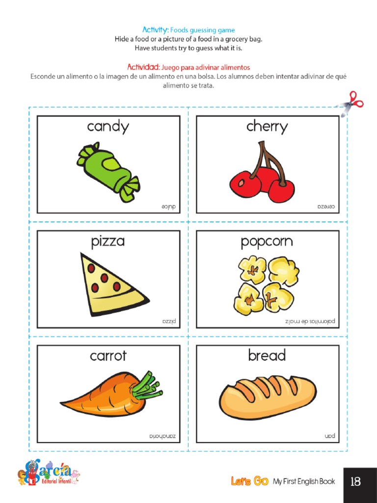 Printable Food Flashcards | PDF