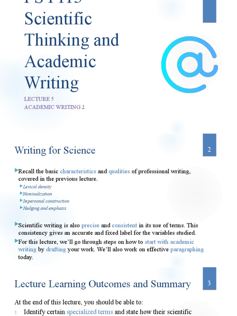 Academic Writing Style II | PDF | Validity (Statistics) | Experiment