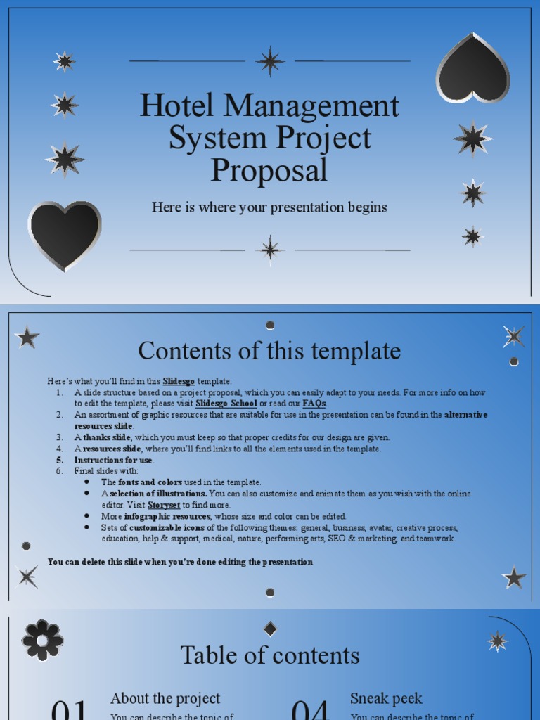 Hotel Management System Project Proposal | PDF | Planets | Solar System