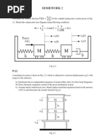 Mass Spring Damper System | PDF | Laplace Transform | Complex Number