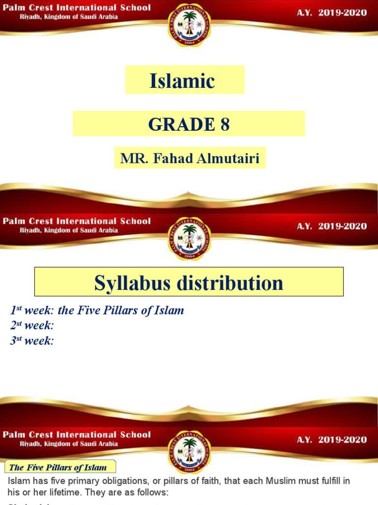Module Islam - Grade 8 | PDF | Hajj | Ramadan
