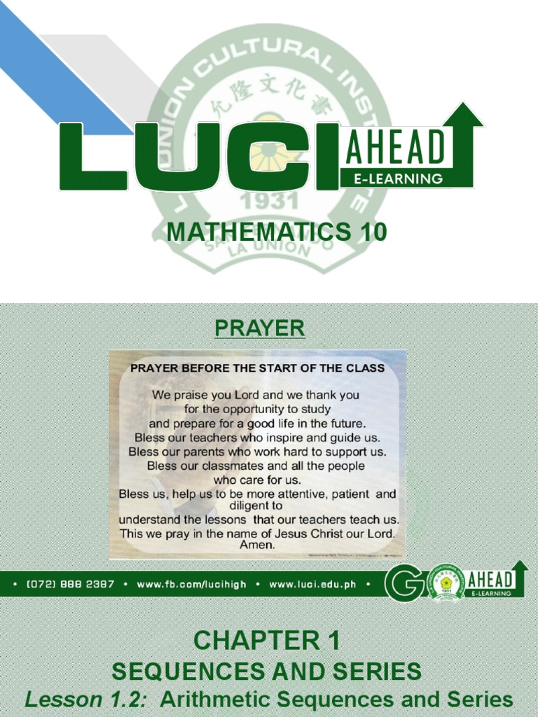 Q1 Math 10 Lesson 1.2 | PDF | Mean | Arithmetic