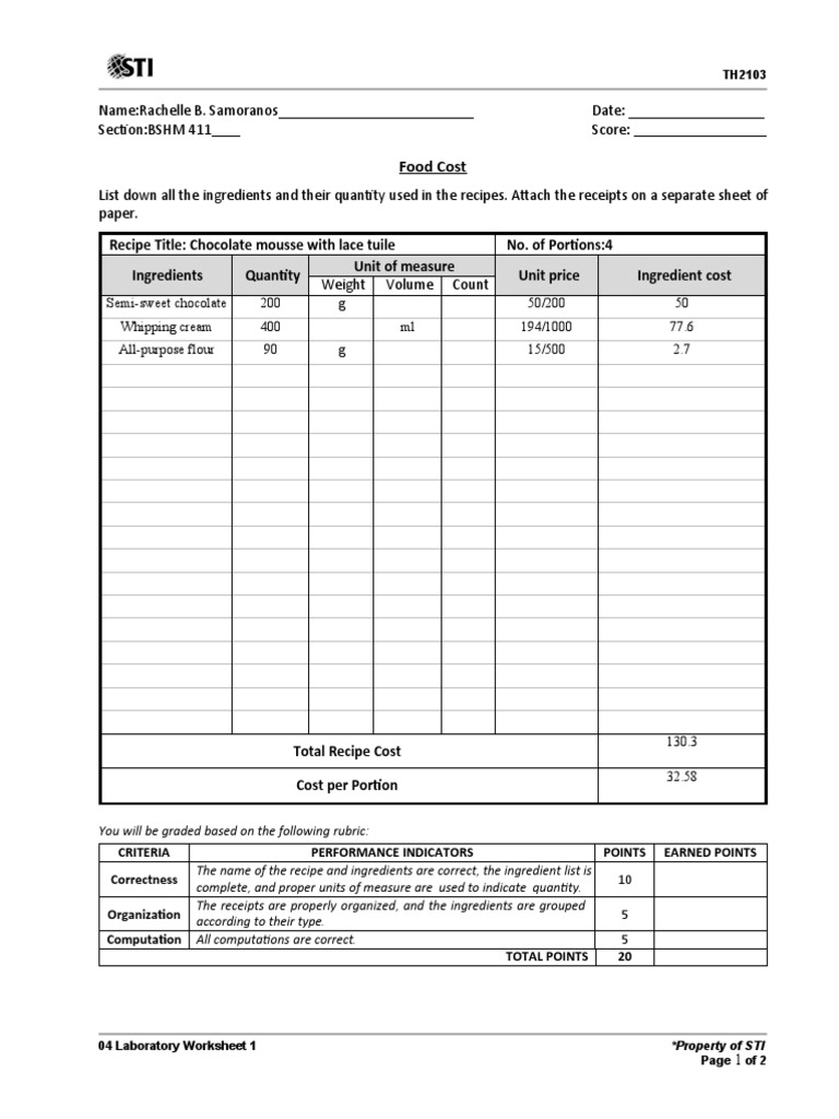 04 Laboratory Worksheet 1 - ARG (Online and Modular) | PDF
