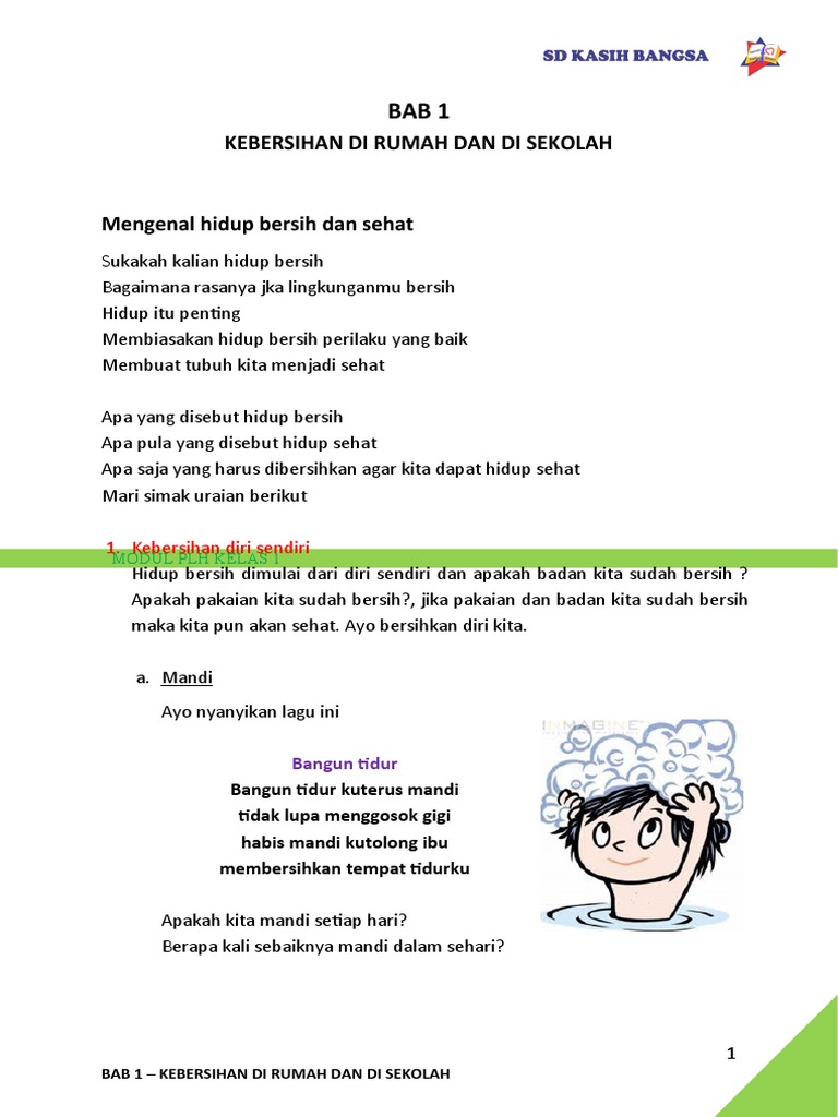 MODUL PLH Kelas 1 - Full | PDF