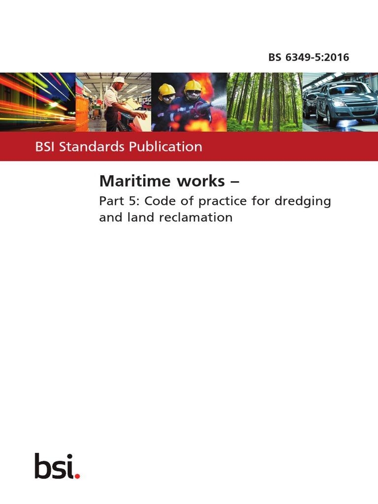 BS 6349-5 2016 | PDF | Dredging | Civil Engineering