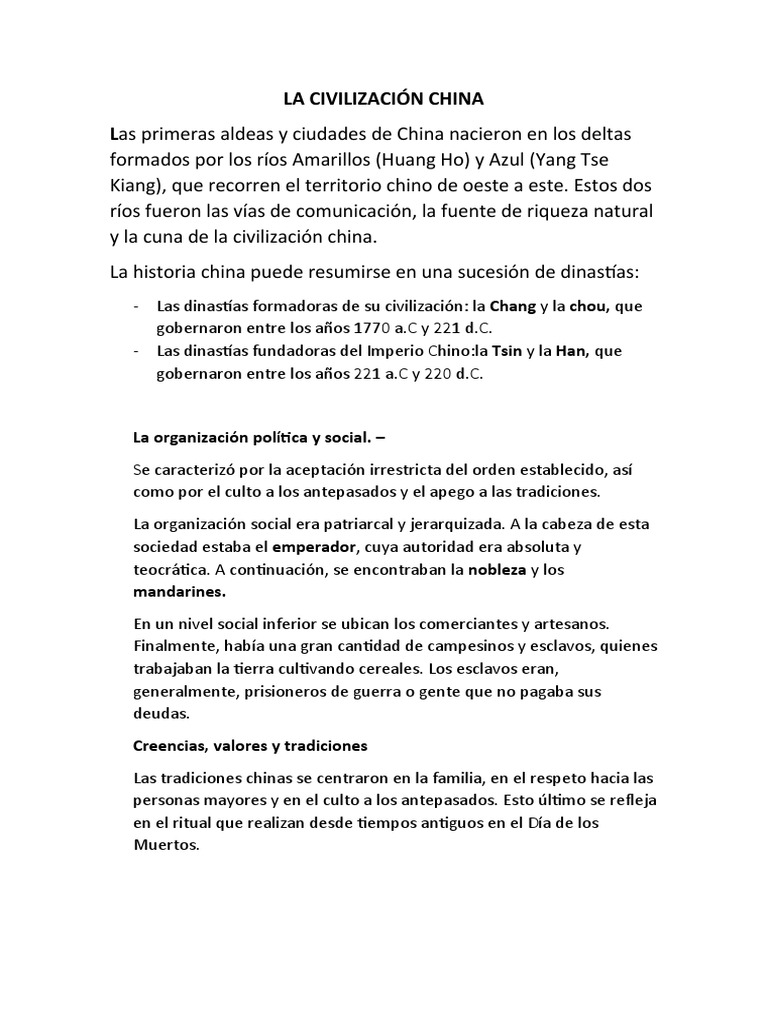 Civilización China: Estructura y Tradición | PDF | Gautama Buddha ...