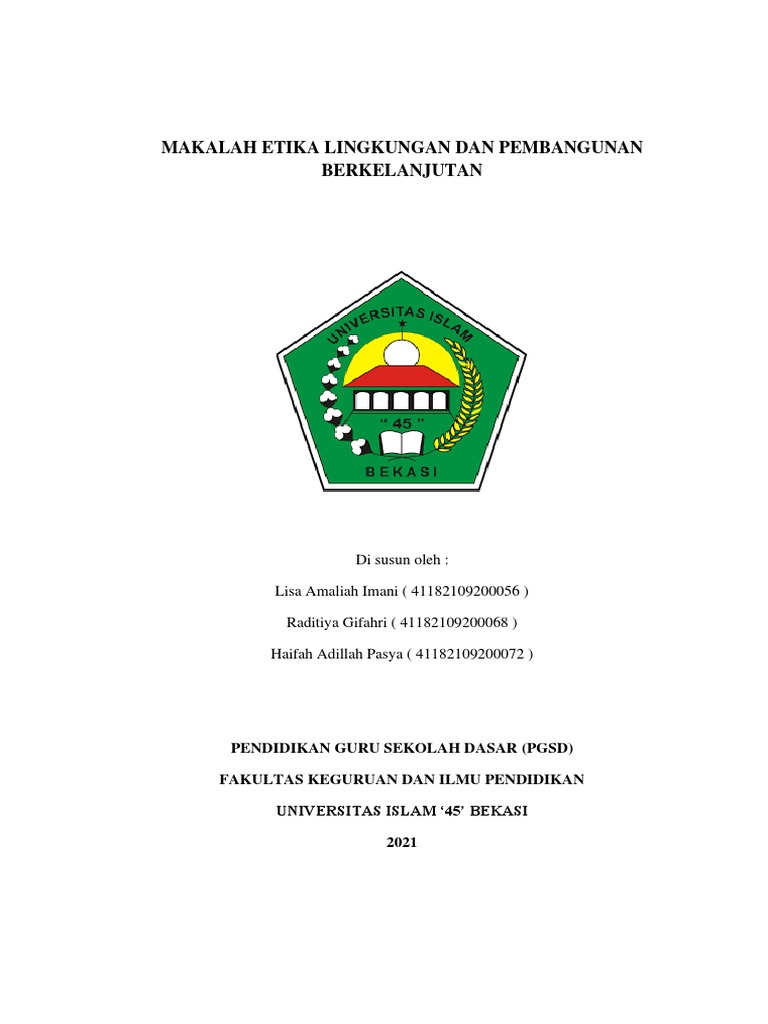 Makalah Kelompok 1 PKLH - P3 | PDF