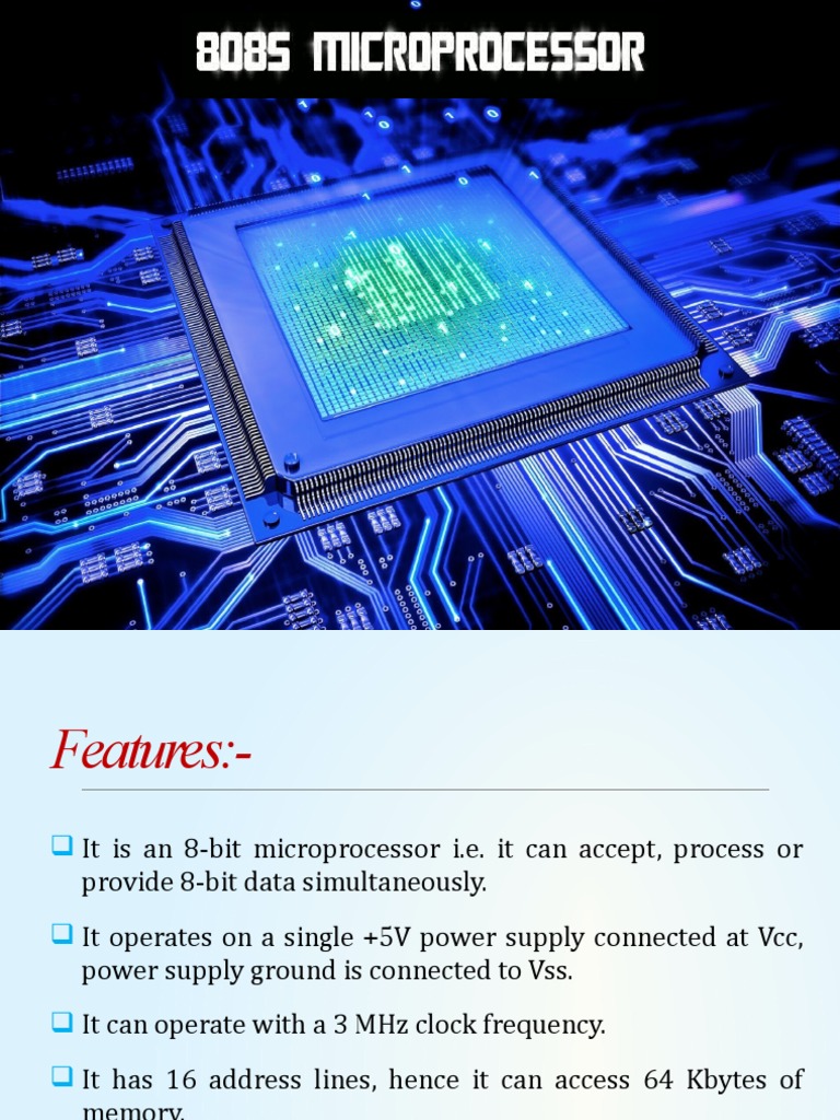 Overview of the 8085 Microprocessor: Architecture, Registers, Instruction Set, Pin Configuration ...