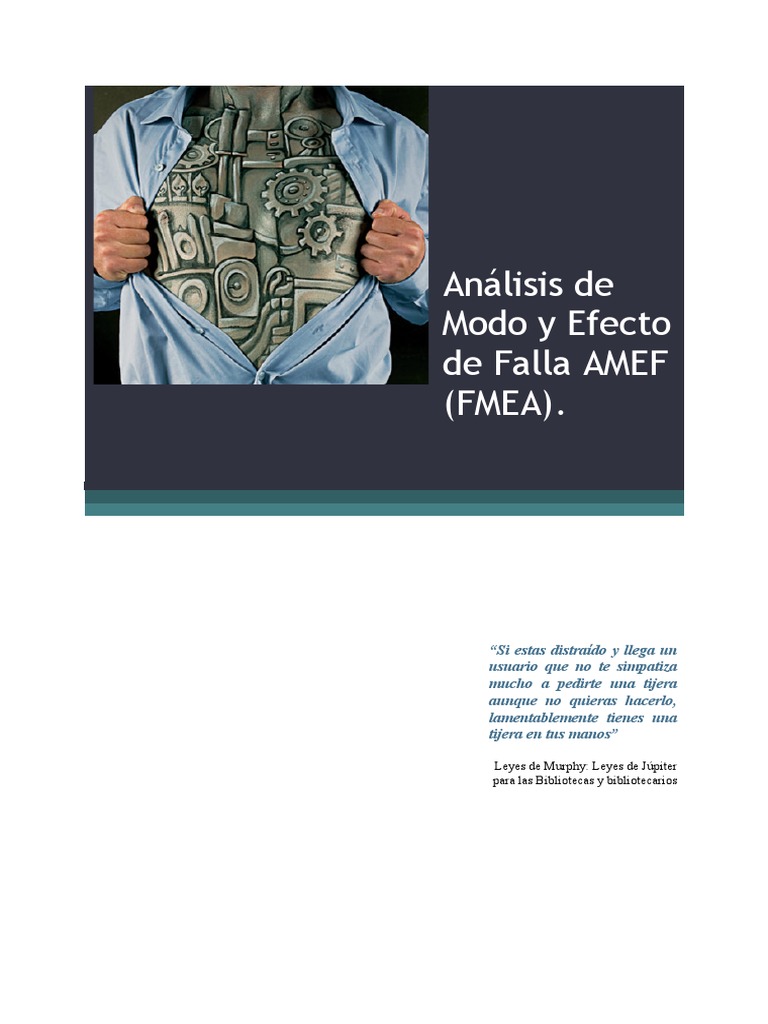 Analisis de Modo y Efecto de Falla | PDF | Calidad (comercial) | Diseño