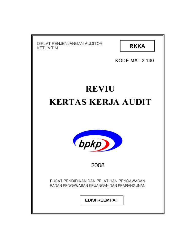 Contoh Tick Mark Audit (BPKP) | PDF