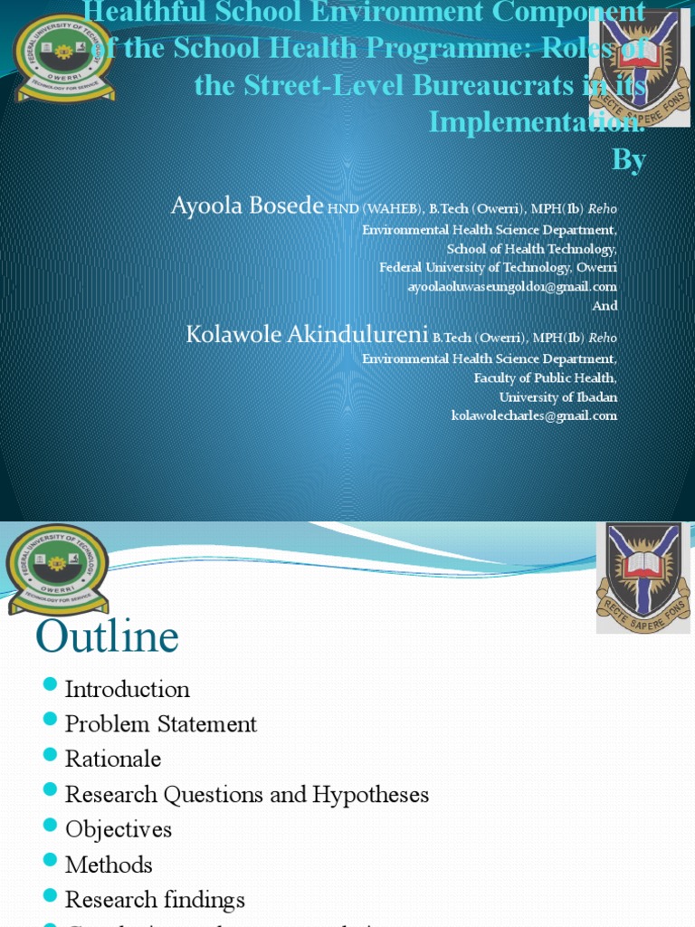 Ayoola Oluwaseun Bosede - ESHAN Paper | PDF | World Health Organization | P Value