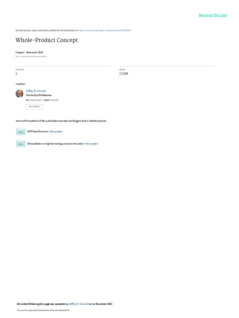 Whole-Product Concept: December 2010 | PDF | Brand | Marketing