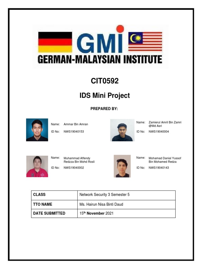CIT0592 - IDS Mini Project (NWS3 S5) | PDF | Software | Computer Data