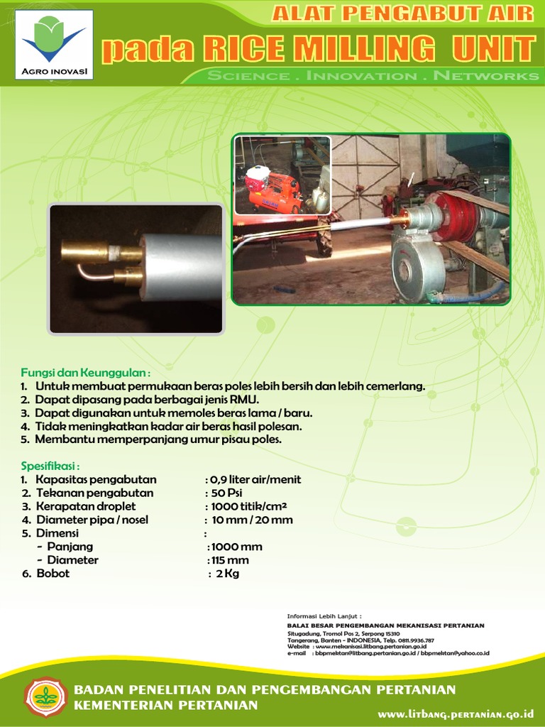 Alat Pengabut Air Pada RMU | PDF