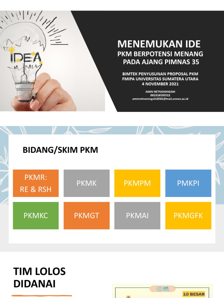2021 Ide PKM Usu | PDF