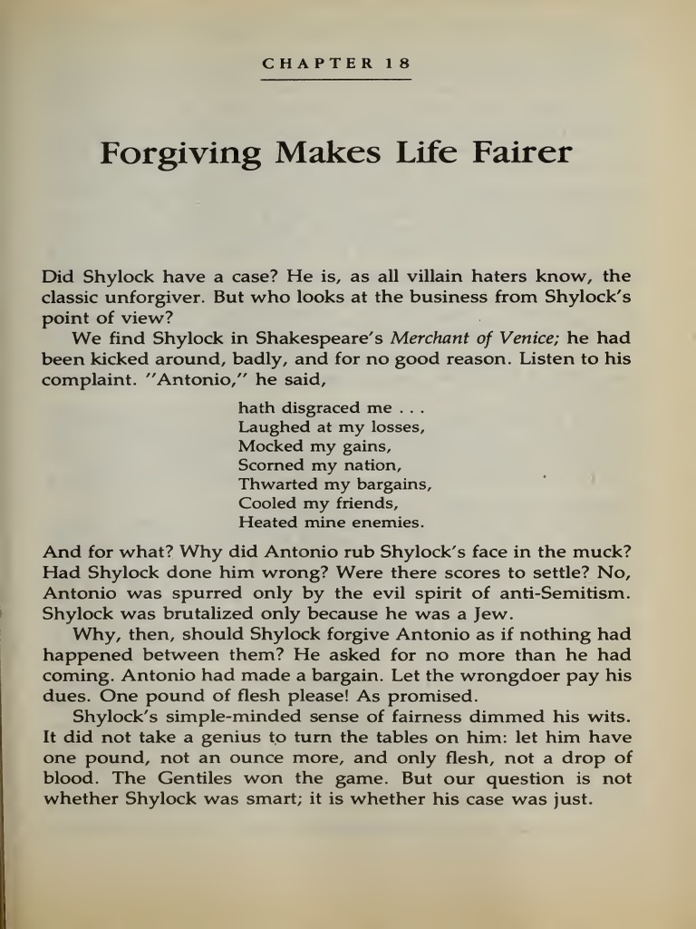 The Sunflower | PDF | Shylock | Forgiveness