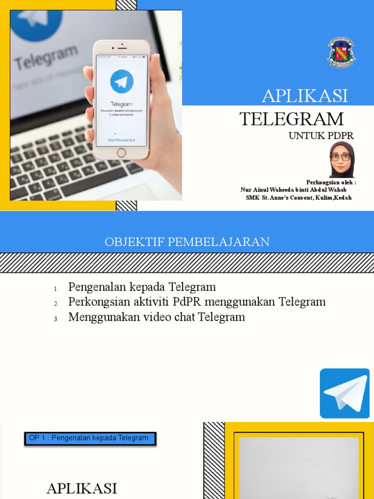 Aplikasi Telegram Dalam PDPR - JPN | PDF