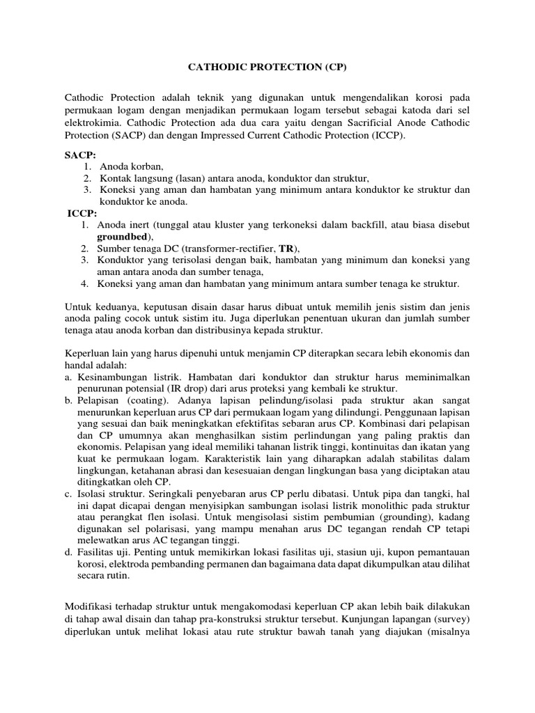 3 Cathodic Protection | PDF