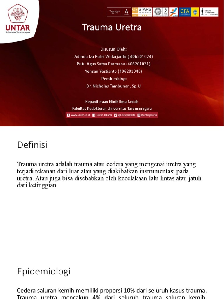 Trauma Uretra: Panduan Medis | PDF