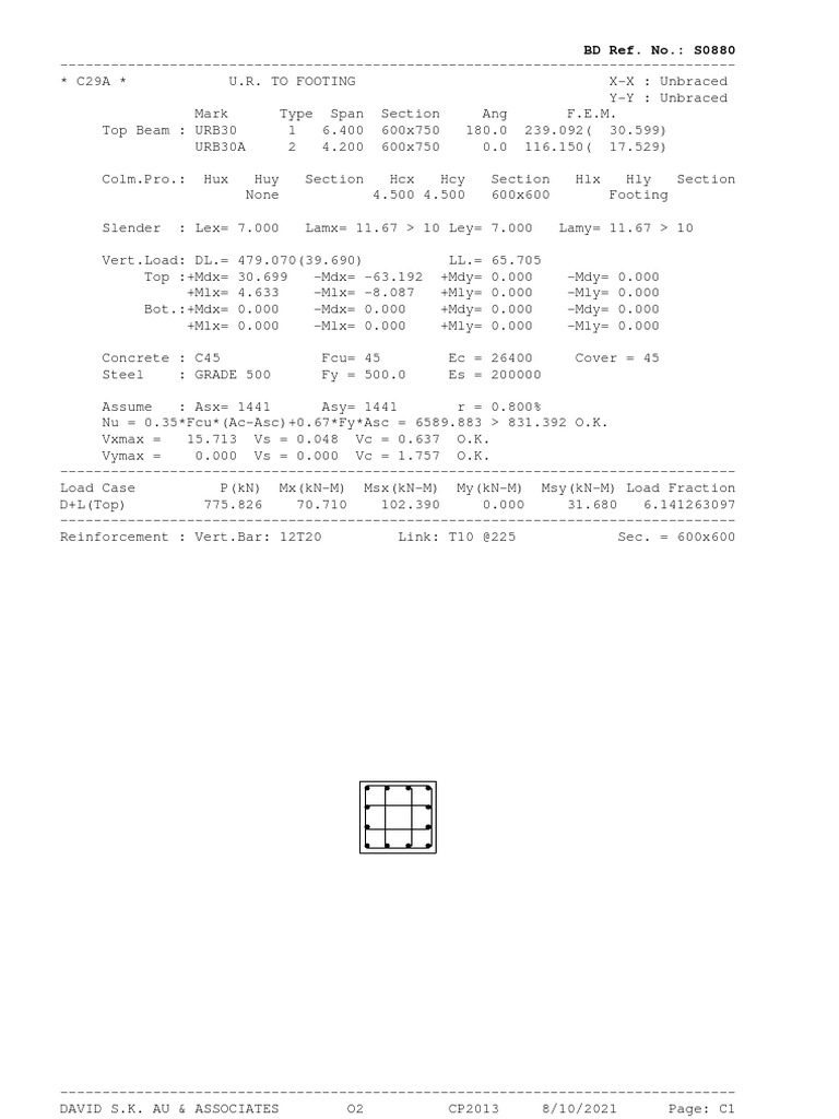 Column Design | PDF | Structural Engineering | Building Engineering