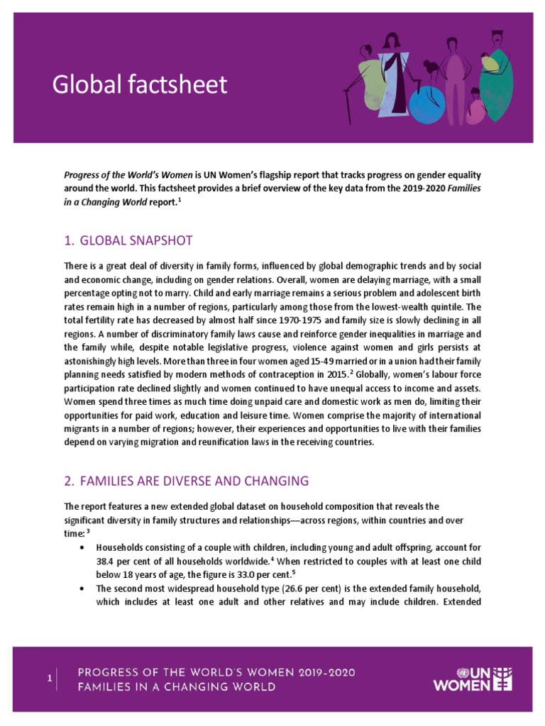POWW 2019 Fact Sheet Global en | PDF | Woman | Human Migration