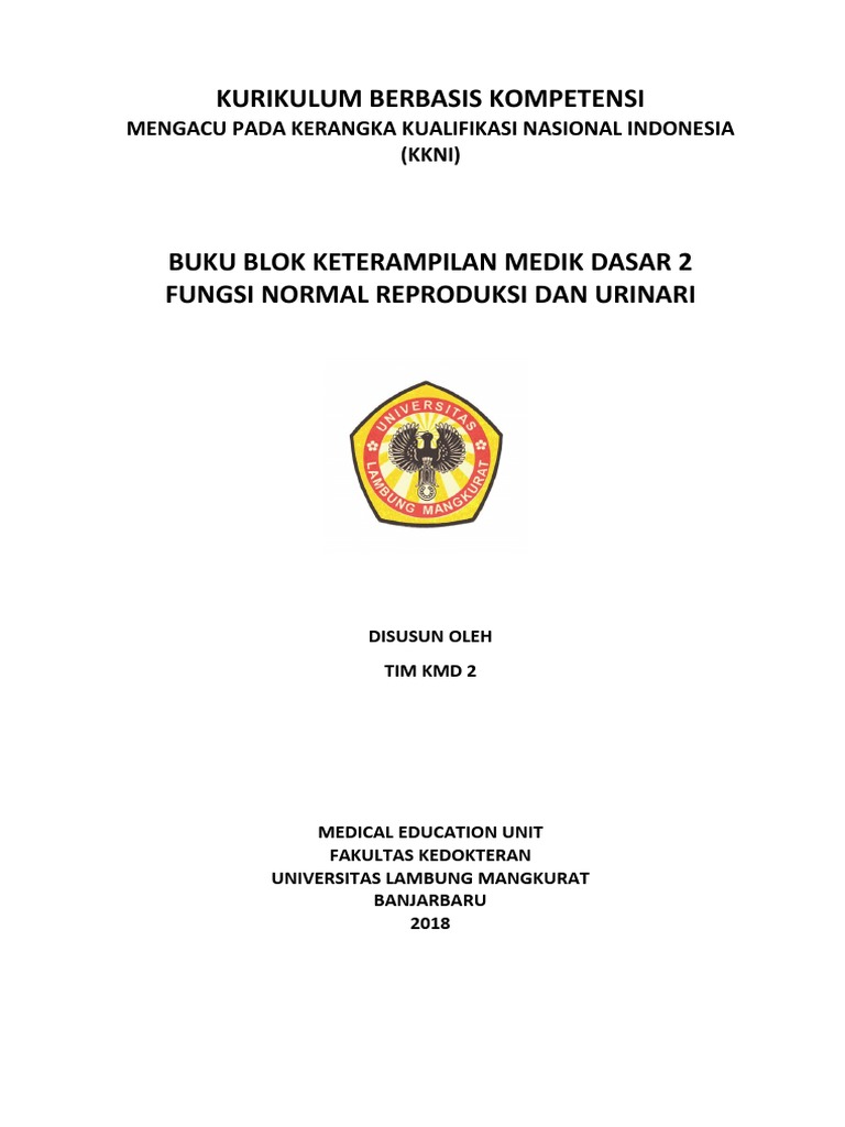 Modul Blok KMD 2 Fungsi Normal Reproduksi Urinari | PDF