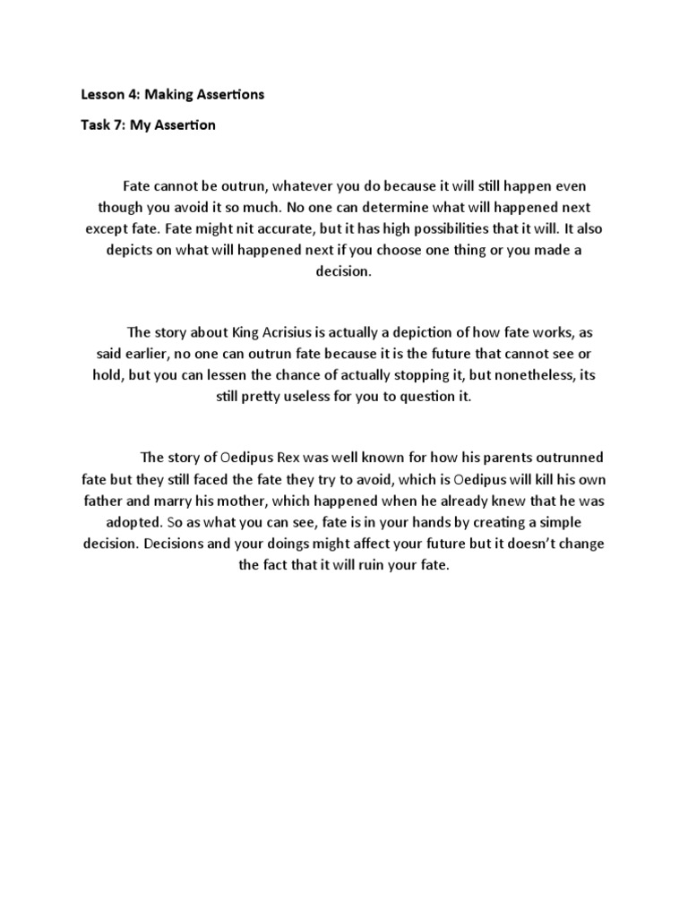 Lesson 4 English 10 Quarter 1 Module 1 | PDF