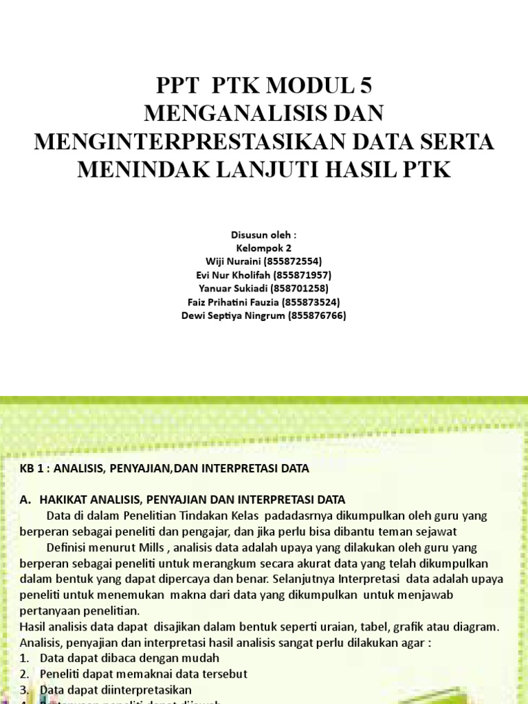 PTK Modul 5 | PDF | Karier & Perkembangan | Seni