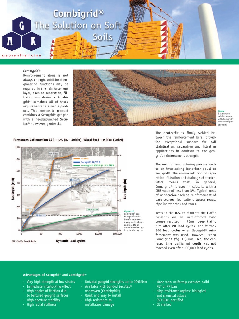 The Solution On Soft Soils: Combigrid® | PDF | Mechanical Engineering ...